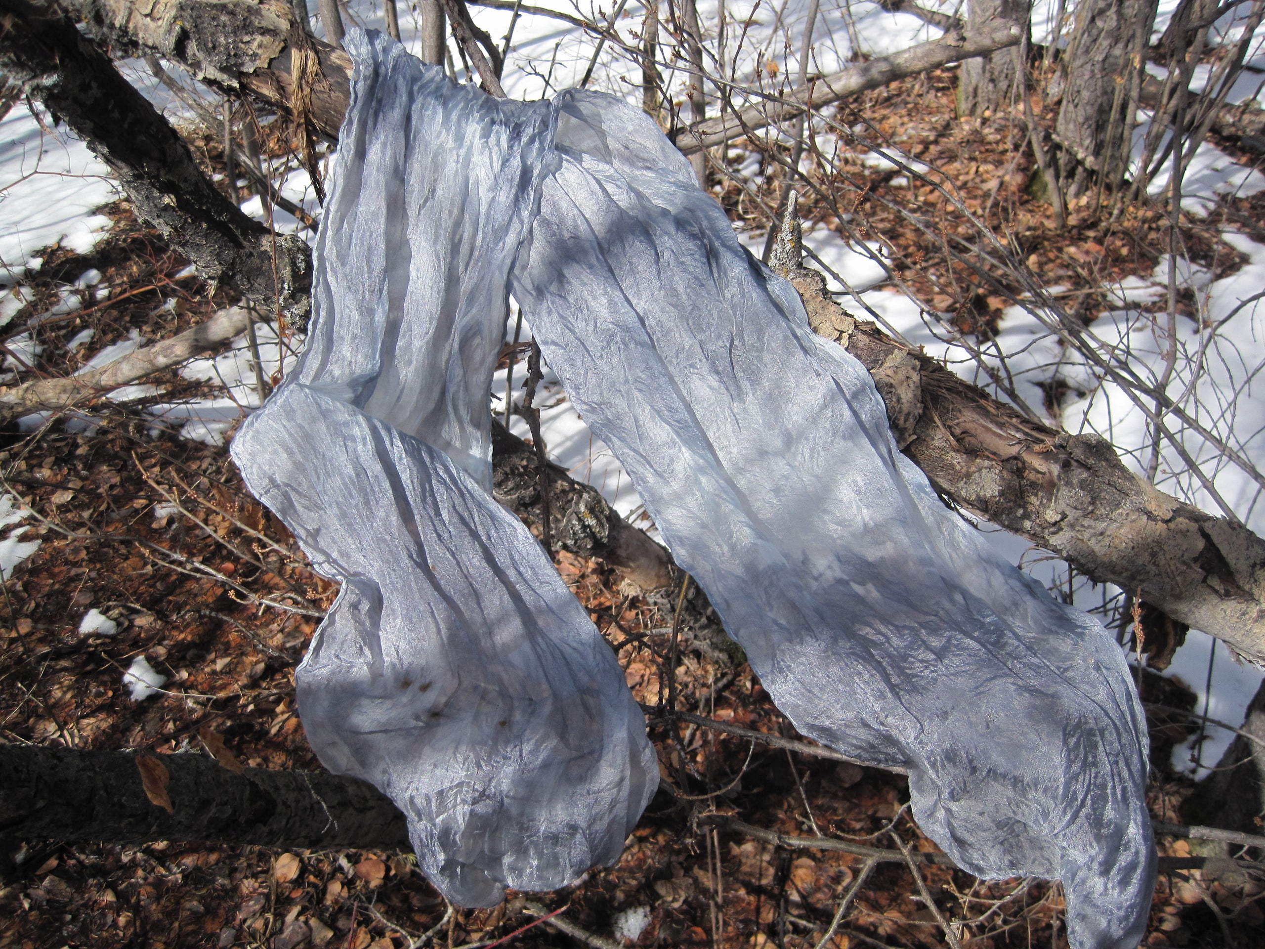 Shadow Silk Scarf | Rada Luxury Goods